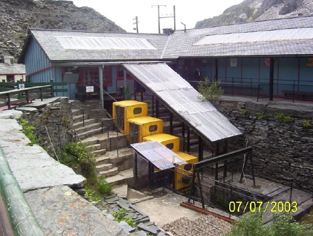 Incline to deep mine - Narrow Gauge railway Photo Gallery