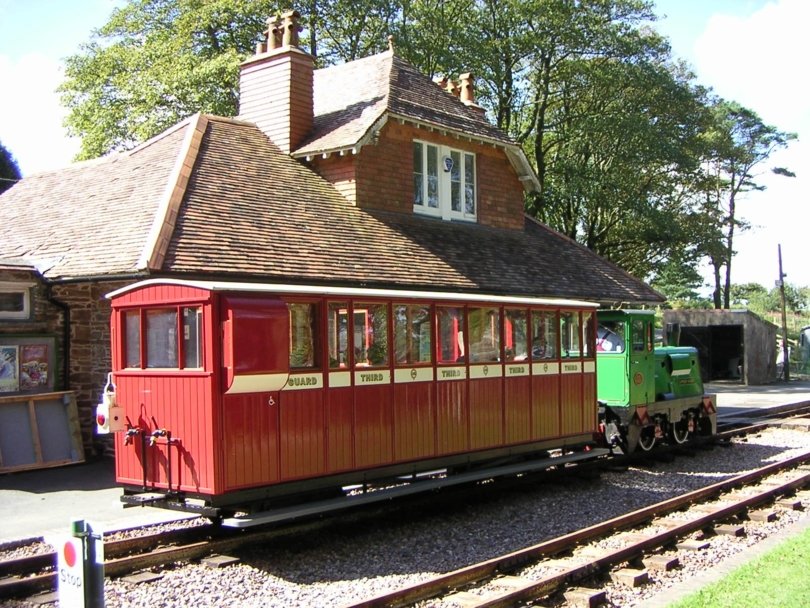 Exmoor Ranger & carriage - Narrow Gauge railway Photo Gallery