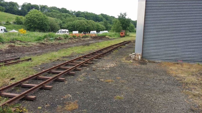 Track laying starts - Narrow Gauge railway Photo Gallery