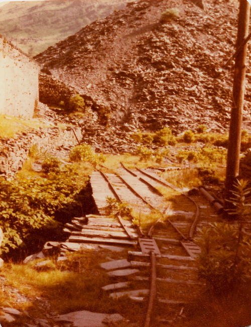 Llechwedd quarry incline - Narrow Gauge railway Photo Gallery