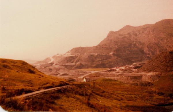 Oakley quarry from the Crimea Pass - Narrow Gauge railway Photo Gallery