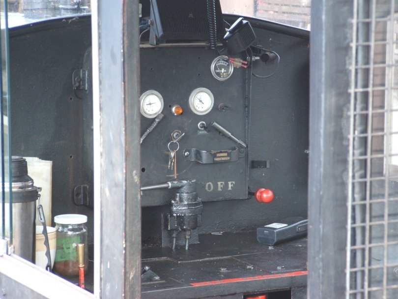 Cab of Engineers Diesel. - Narrow Gauge railway Photo Gallery