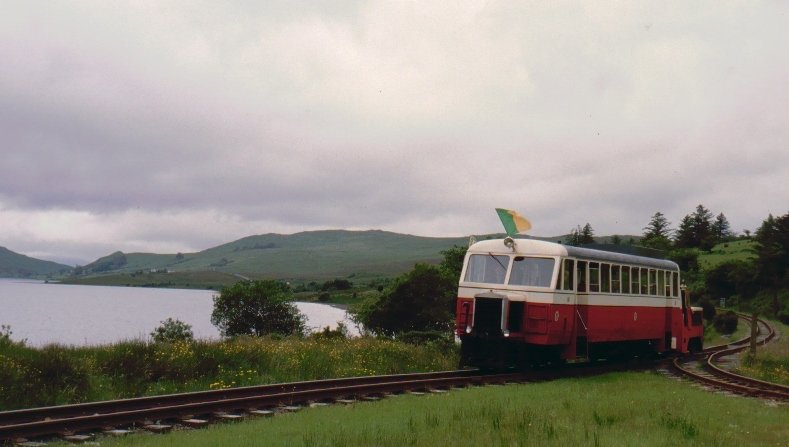 Arrival at Fintown. - Narrow Gauge railway Photo Gallery