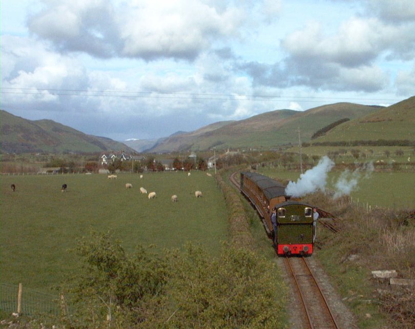 Tom Rolt at Ty Mawr - Narrow Gauge railway Photo Gallery
