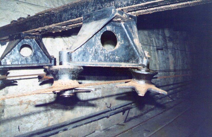 Cable pulley - Narrow Gauge railway Photo Gallery