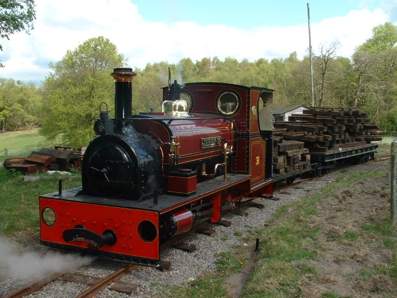 JERRY M WORKS TRAIN - Narrow Gauge railway Photo Gallery